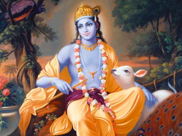 Legenda Kulit Biru Dewa Krishna, Konon karena Susu Beracun yang ...