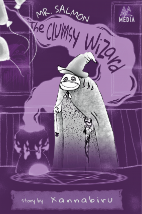 Mr Salmon - The Clumsy Wizard (versi putih) - Kwikku