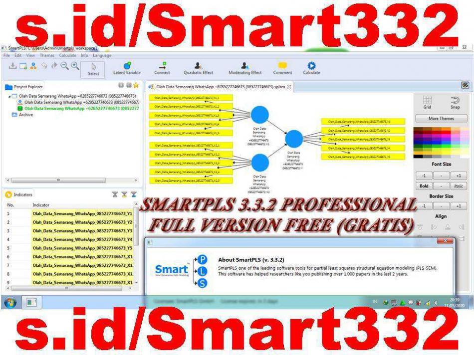 SmartPLS 3.3.2 Professional Full Version Free (... () - Kwikku